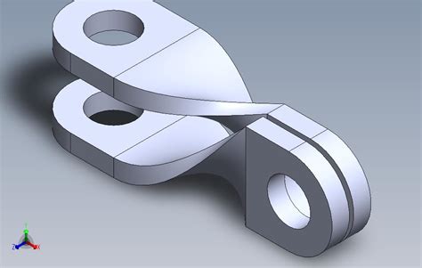 放样零件 Solidworks 2018 模型图纸免费下载 懒石网