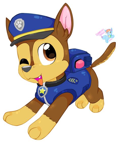 Paw Patrol Chase Vector 7 By Rainbow Eevee — Weasyl