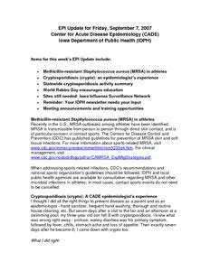 EPI Update September 7 2007 Iowa Publications Online