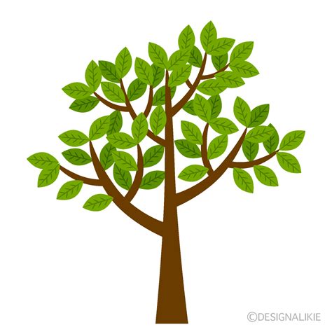 Clipart Tree With Branches And Leaves