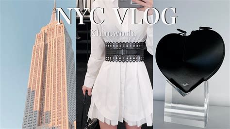 뉴욕 브이로그 봄맞이 쇼핑 세상 고급스러운 룩 캐시미어니트 추천 알라이아 뉴욕 뷰맛집 뉴욕 소호 김밥 Youtube