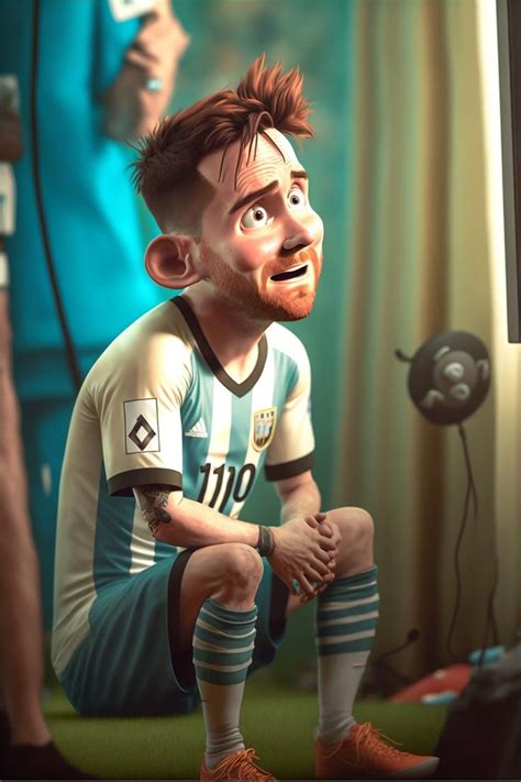 Messi ميسي Cartoon Lionel Messi 👑