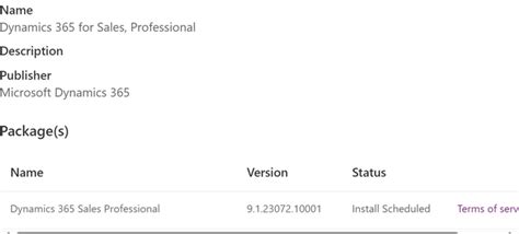 Microsoft Power Platform Dynamics365 Apps Install Issue Rdynamics365
