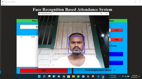 GitHub Santosh Attendance Management System With Face Recoginition Using Python