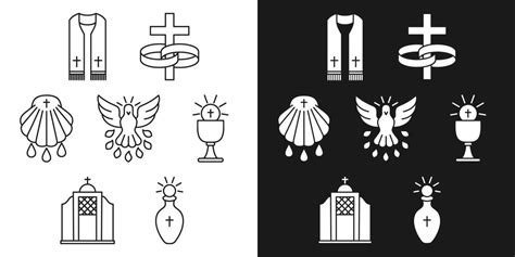 Catholic Symbols Of Baptism And Confirmation Baptism Sacraments
