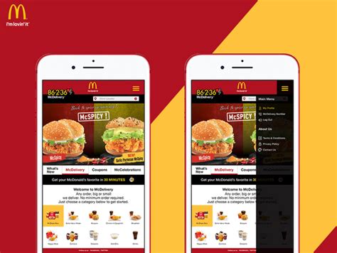 Ui Design Idea For Mcdo Ph By Dane Abril On Dribbble