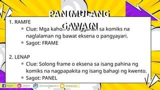 Pag Aaral Ng Mga Pangunahing Elemento Ng Tekstong Biswal Sa Komiks