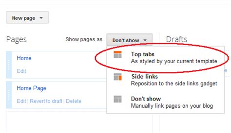 how to creating a blogger static home page blogger static home page