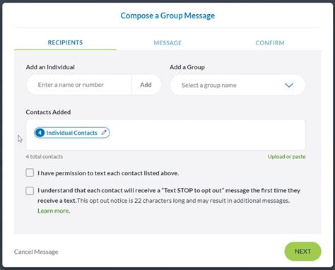 Sending Group Messages