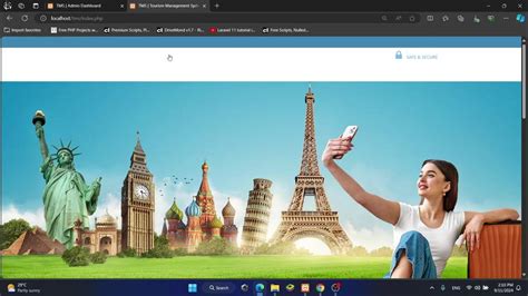 Free Php Tourism Management System Project Mysql Source Code Techy Guy Youtube