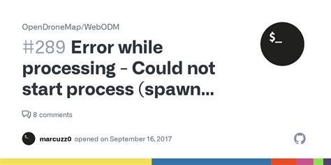 Error While Processing Could Not Start Process Spawn Code Run Sh ENOENT Issue