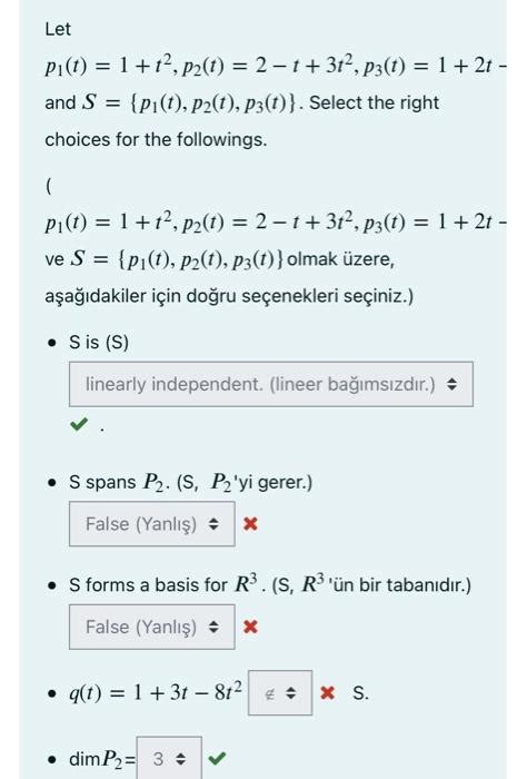 Solved Let P₁ t 1 1² p₂ t 2 t 31² p3 t 1 2t Chegg com