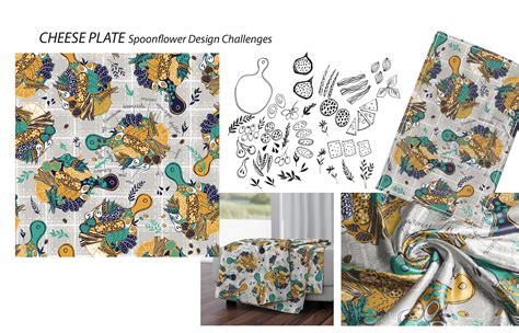 Vector Textile Patterns In Illustration Style On Behance