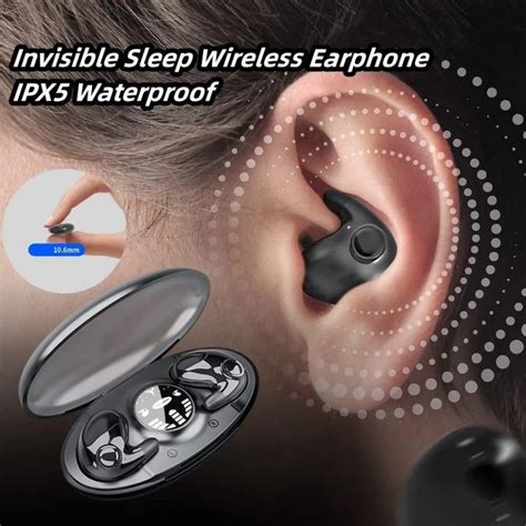 Invisible Sleep Wireless Earphone Tws Bluetooth Hidden Earbuds Ipx6