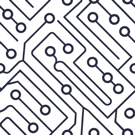 Design Seamless Tile Patterns Inspired By Printed Circuit Boards With Intricate Trace Details