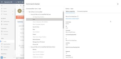 Command Checker In Dynamics 365 With Ribbondebugtrue Dynamics Chronicles