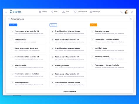 Announcements Ui Design Dashboard By Pierluigi Giglio On Dribbble