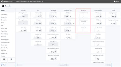 Troubleshooting Containers With Sysdig Inspect Gcore