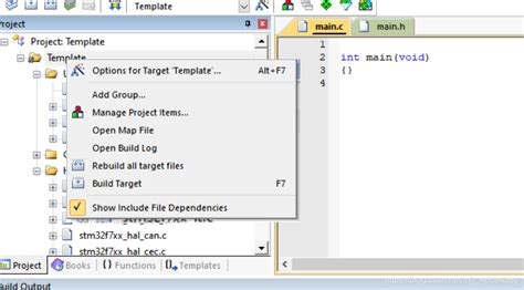 mdk keil5创建stm32工程出现 … obj template axf error l6200e symbol hal