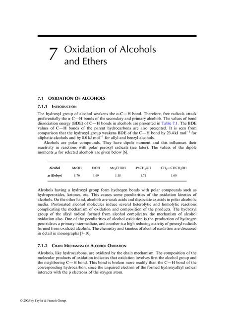 Oxidation And Antioxidants In Organic Chemistry And Biology Pdfdrive Oxidation Of