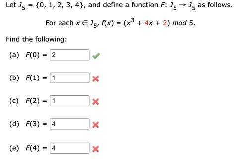 solved let j5 {0 1 2 3 4} and define a function f j5→j5 as
