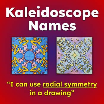 Kaleidoscope Name Drawing Using Radial Symmetry By Idea Primer