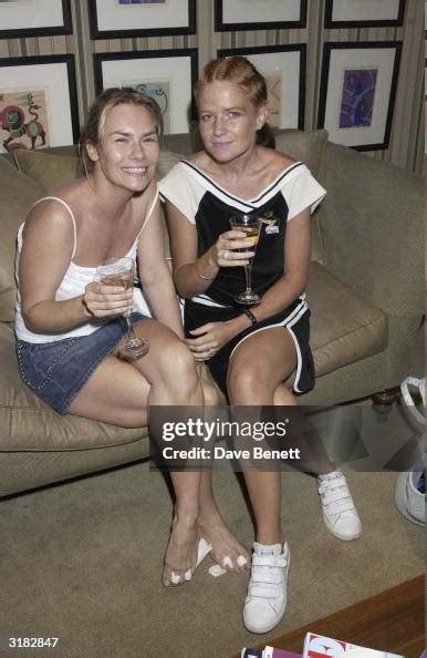 Jackie Hamilton Smith And Actress Patsy Palmer During A Party Hosted