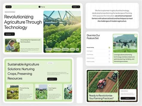 Terra Cultiva Agriculture Landing Page By Rona Zepri For Plainthing