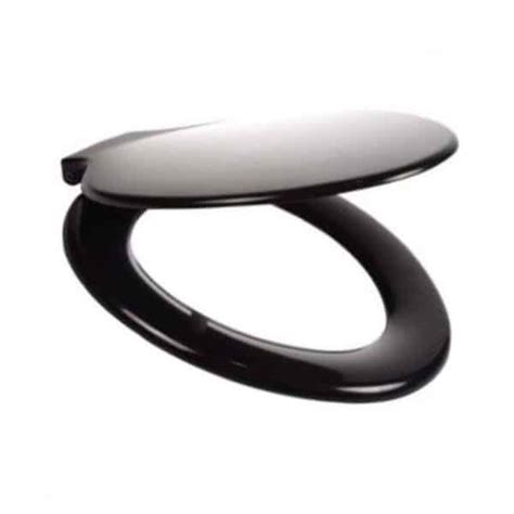 Celmac Sonata Heavy Duty Double Flap Toilet Seat And Cover Black Sso11bl