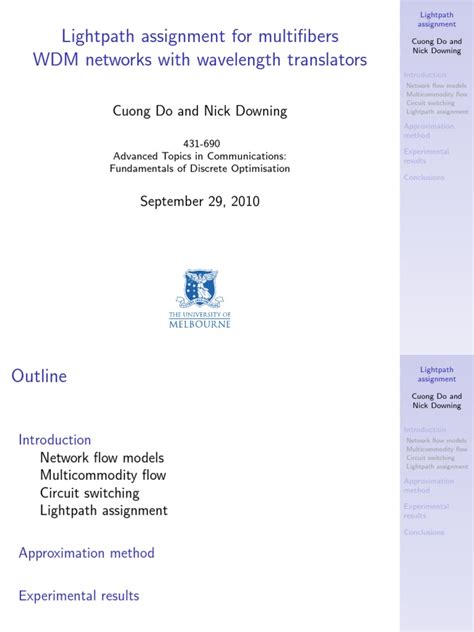 lightpath assignment for multifibers wdm networks with wavelength