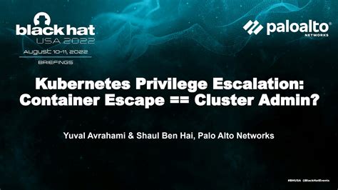 Solution Us 22 Avrahami Kubernetes Privilege Escalation Container