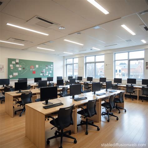 Computer Lab Setup Prompts Stable Diffusion Online
