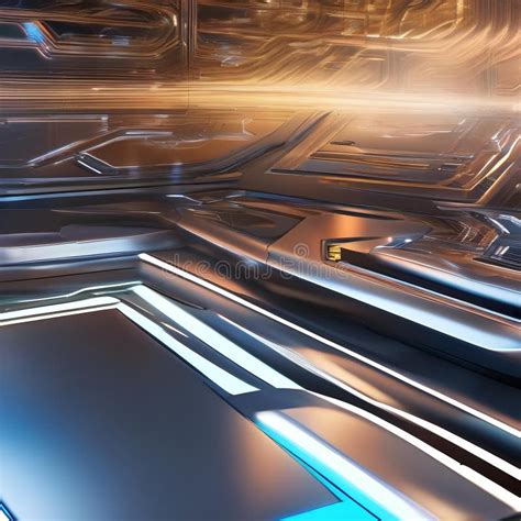 Abstract Digital Art With Futuristic Cybersecurity Theme4 Stock Illustration Illustration Of