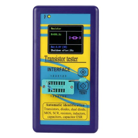 128 160 multi purpose transistor tester diode thyristor capacitance