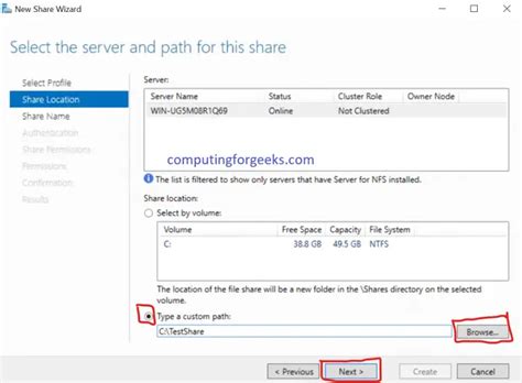 How To Configure Nfs Server On Windows Server 2019 Computingforgeeks