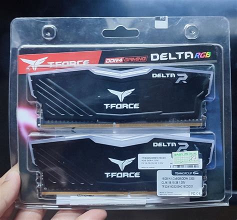 Tforce Delta 8gb X 2 Drr4 3200mhz Computers And Tech Desktops On Carousell