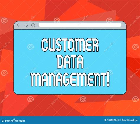 Word Writing Text Customer Data Management Business Concept For Keep Track And Analysisage