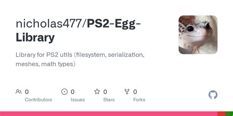 Github Nicholas477ps2 Egg Library Library For Ps2 Utils Filesystem
