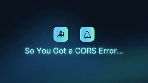 Four Common Cors Errors And How To Fix Them