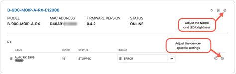 Configuring MoIP With The Local UI