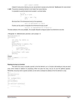 Pointers-Computer programming | PDF | Programming Languages | Computing