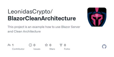 GitHub LeonidasCrypto BlazorCleanArchitecture This Project Is An Example How To Use Blazor