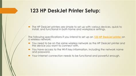 PPT Hp DeskJet Printer Setup Ppt PowerPoint Presentation Free Download ID 11479434