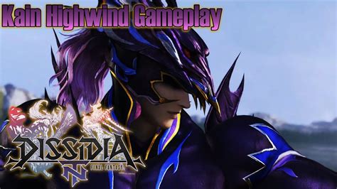 Dissidia Final Fantasy NT Open Beta - Kain Highwind Gameplay | Online Matches - YouTube