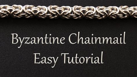 Chainmail Patterns For Beginners