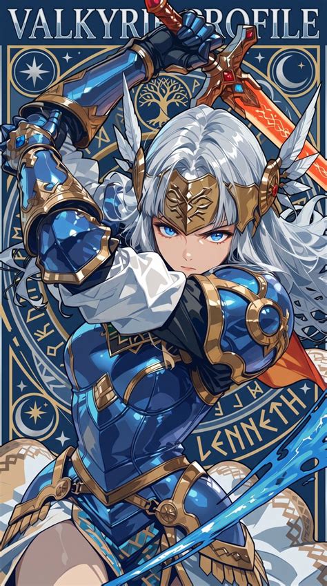 Lenneth — A Noble Valkyrie Who Walks Between Life And Death Carrying