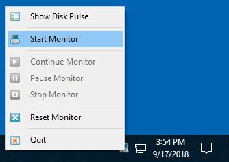 DiskPulse Disk Change Monitor Using The System Tray Icon