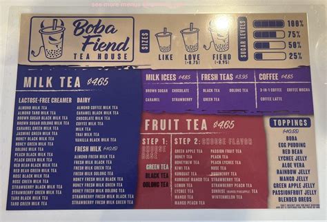 Online Menu Of Boba Fiend Tea House Restaurant Yorba Linda California
