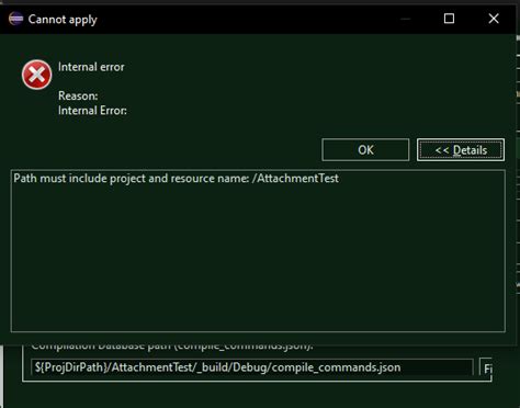 Compilation Database Parser Path Must Include Project And Resource
