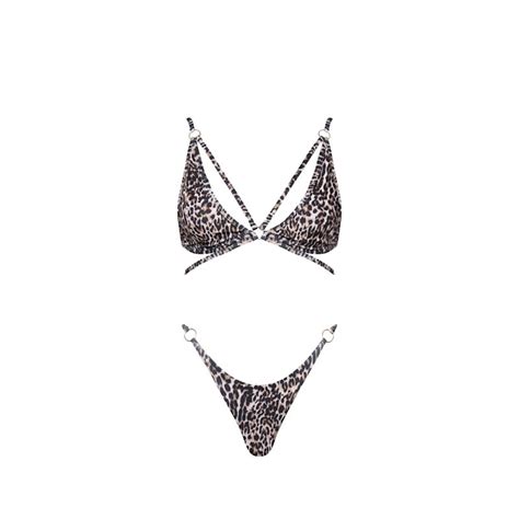 Dulce Bikini Thong In Leopard Viki Swim Wolf And Badger